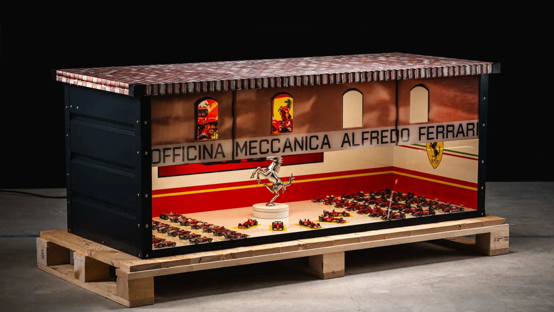 47-Piece Ferrari F1 Model Collection Showcased in Custom Museo Enzo ...