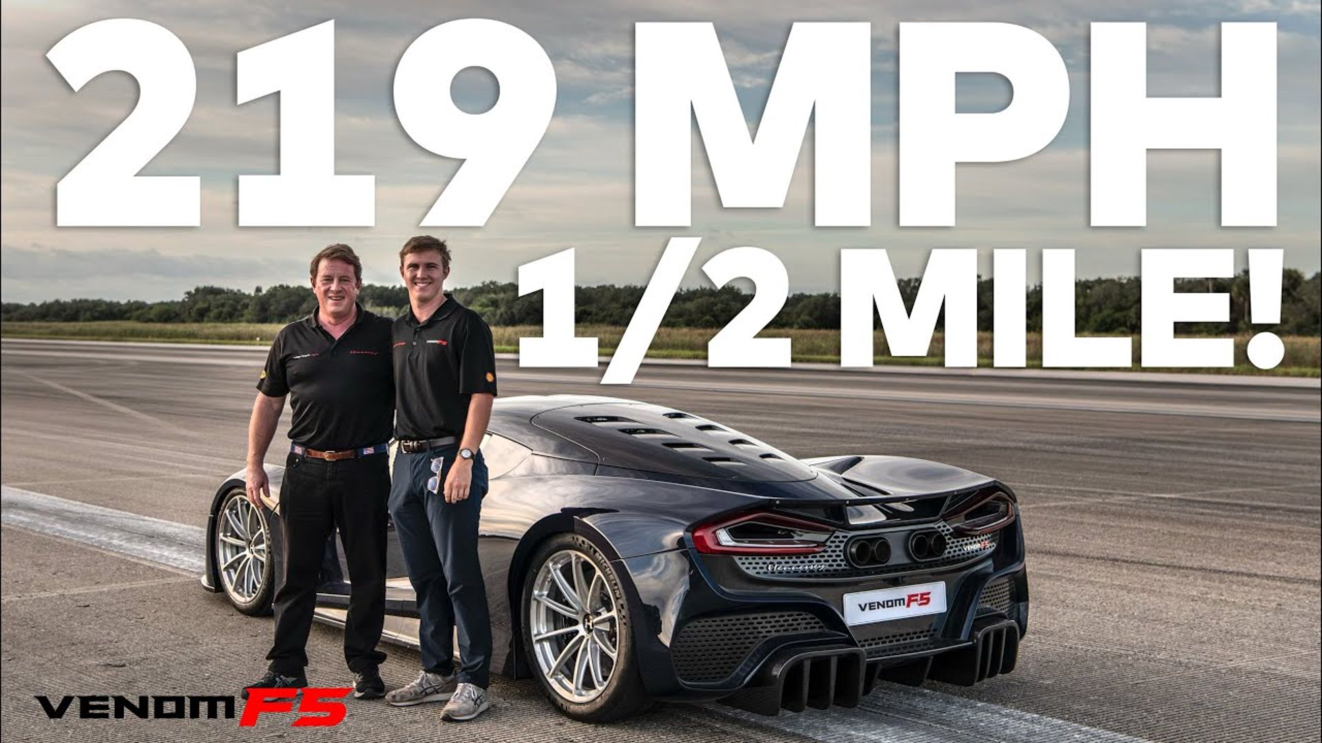Hennessey Venom F5 Sets New Half-Mile Speed Record - Modern Car Collector