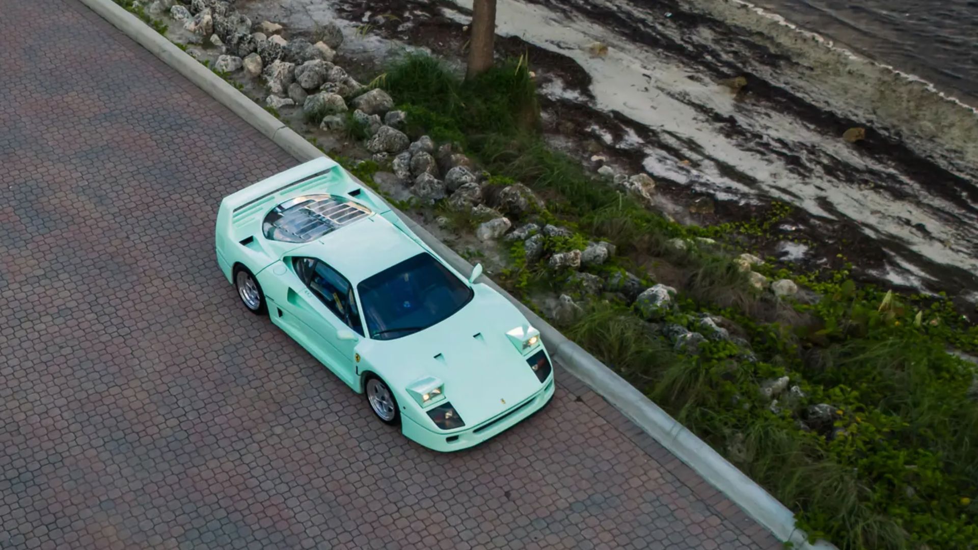 Unique Mint Green Ferrari F40 Expected to Fetch $2.5 Million at Auction ...