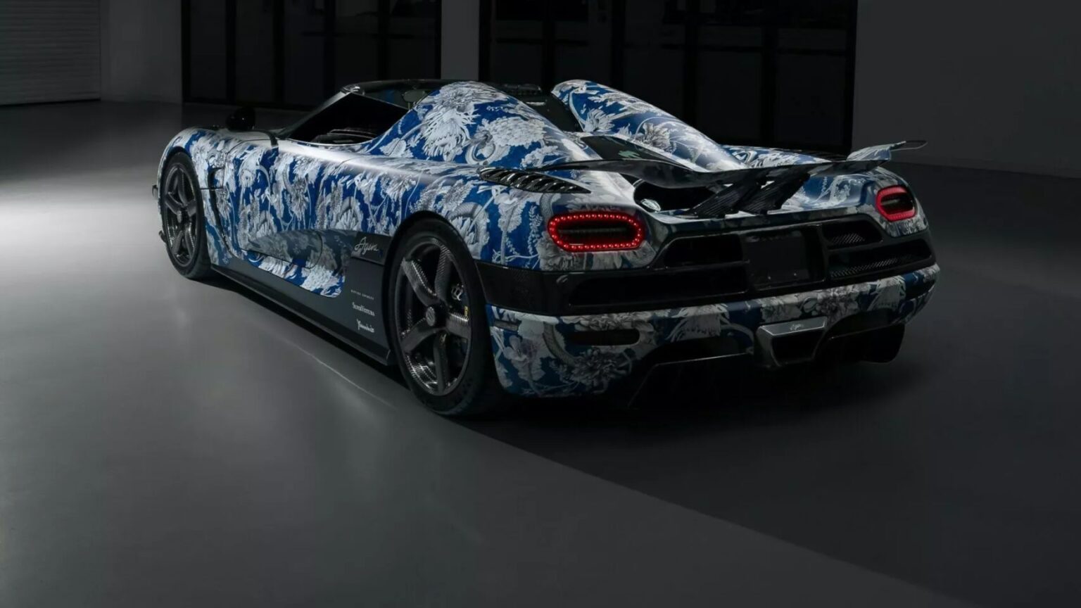 Bespoke Koenigsegg Agera N Stuns in Custom Floral Wrap at UK Car Event ...