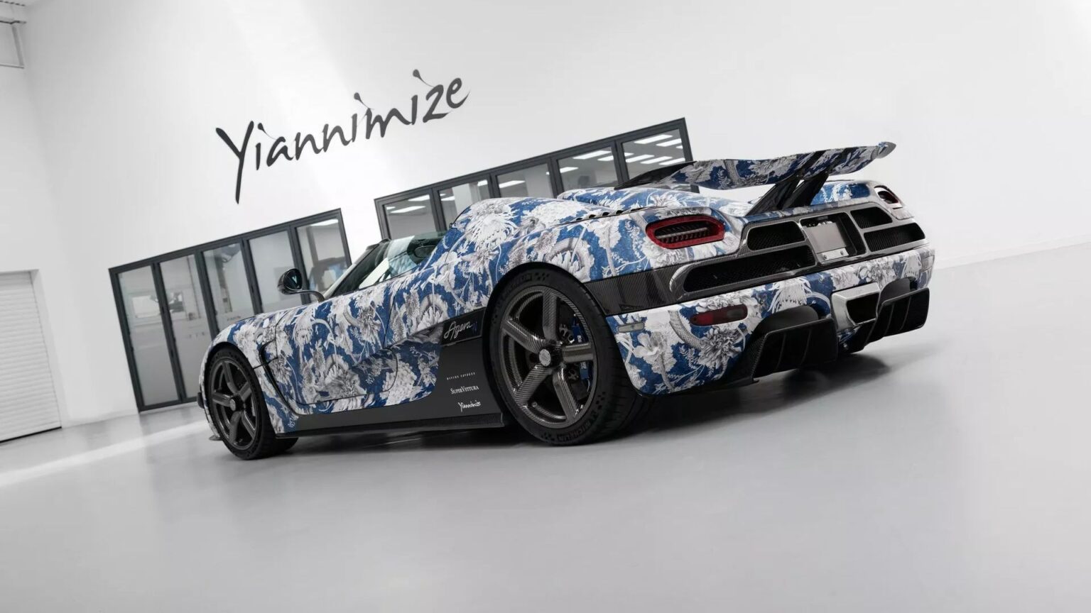 Bespoke Koenigsegg Agera N Stuns in Custom Floral Wrap at UK Car Event ...