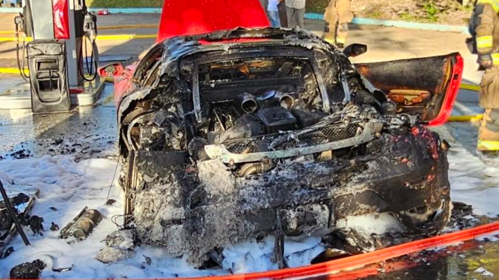 Ferrari F430 Destroyed in Fiery Gas Station Incident in Tennessee ...