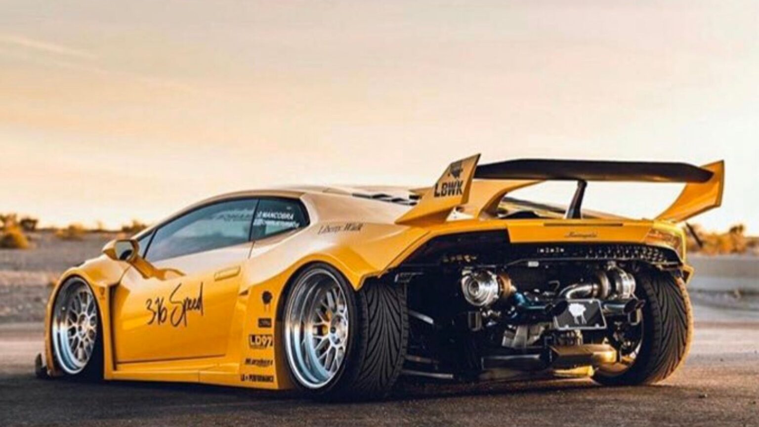 Liberty Walk Twin-Turbo Lamborghini Huracán Breathes Fire in Florida ...