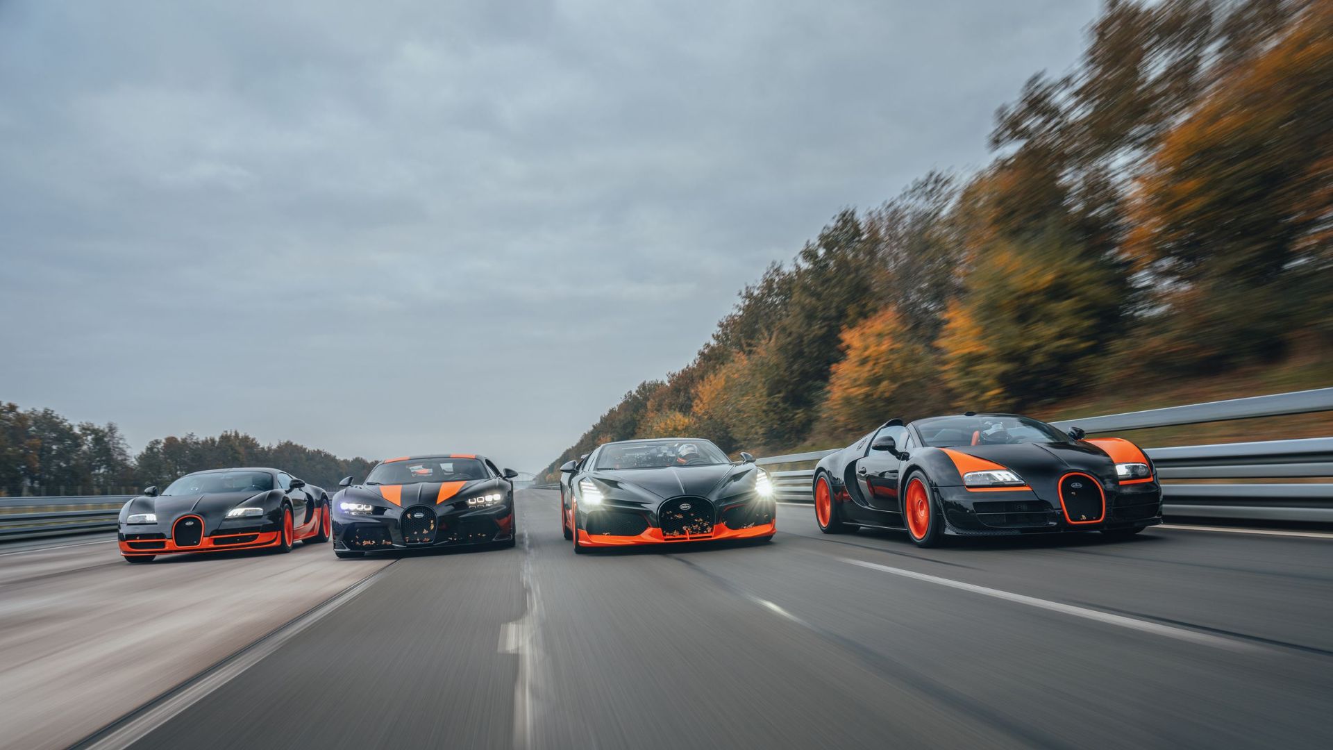 Bugatti's Four World Record Cars United: A Celebration of Speed and ...