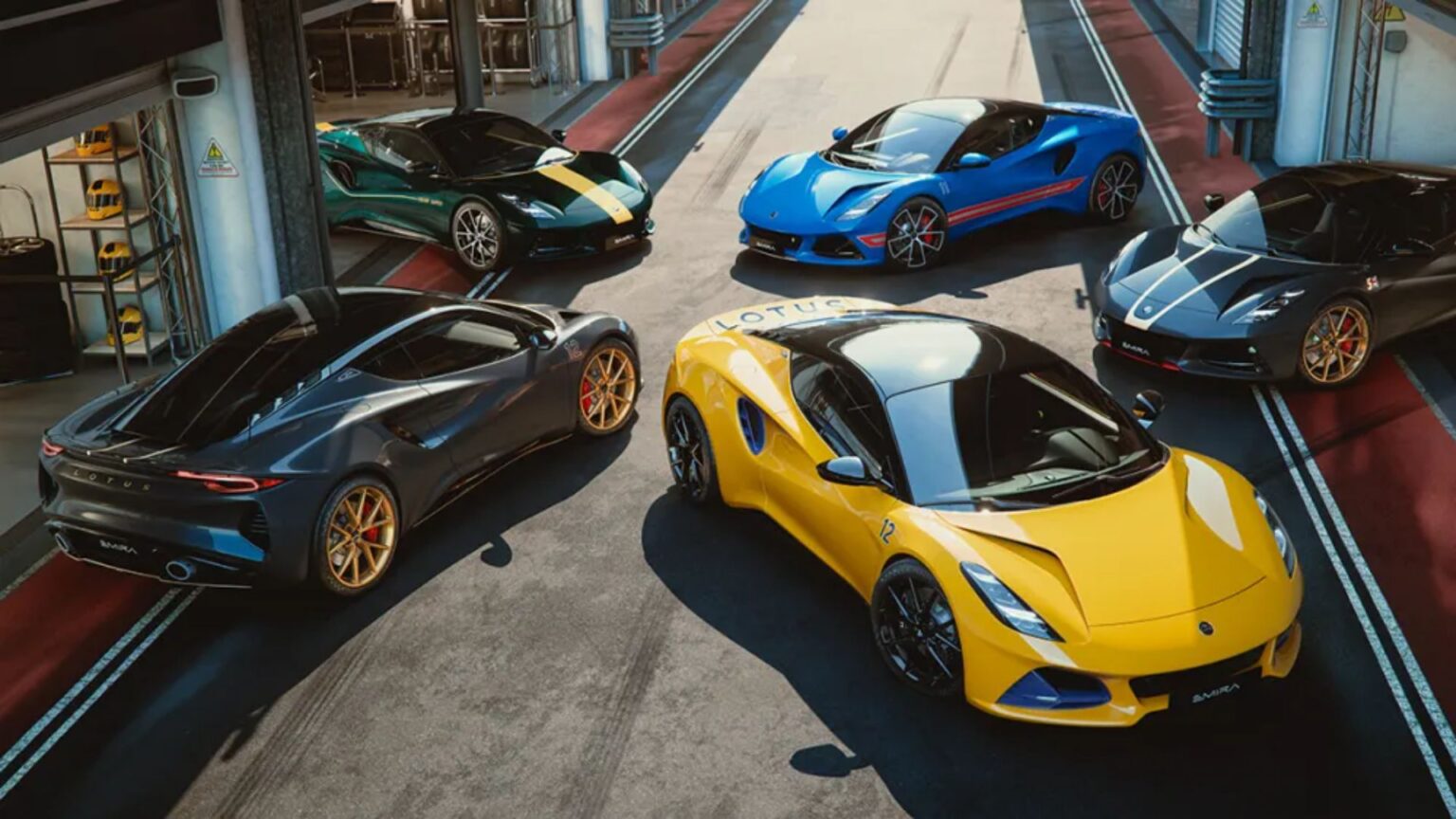 Lotus Unveils Emira Limited Series Honoring Its Legendary F1 Race Cars ...