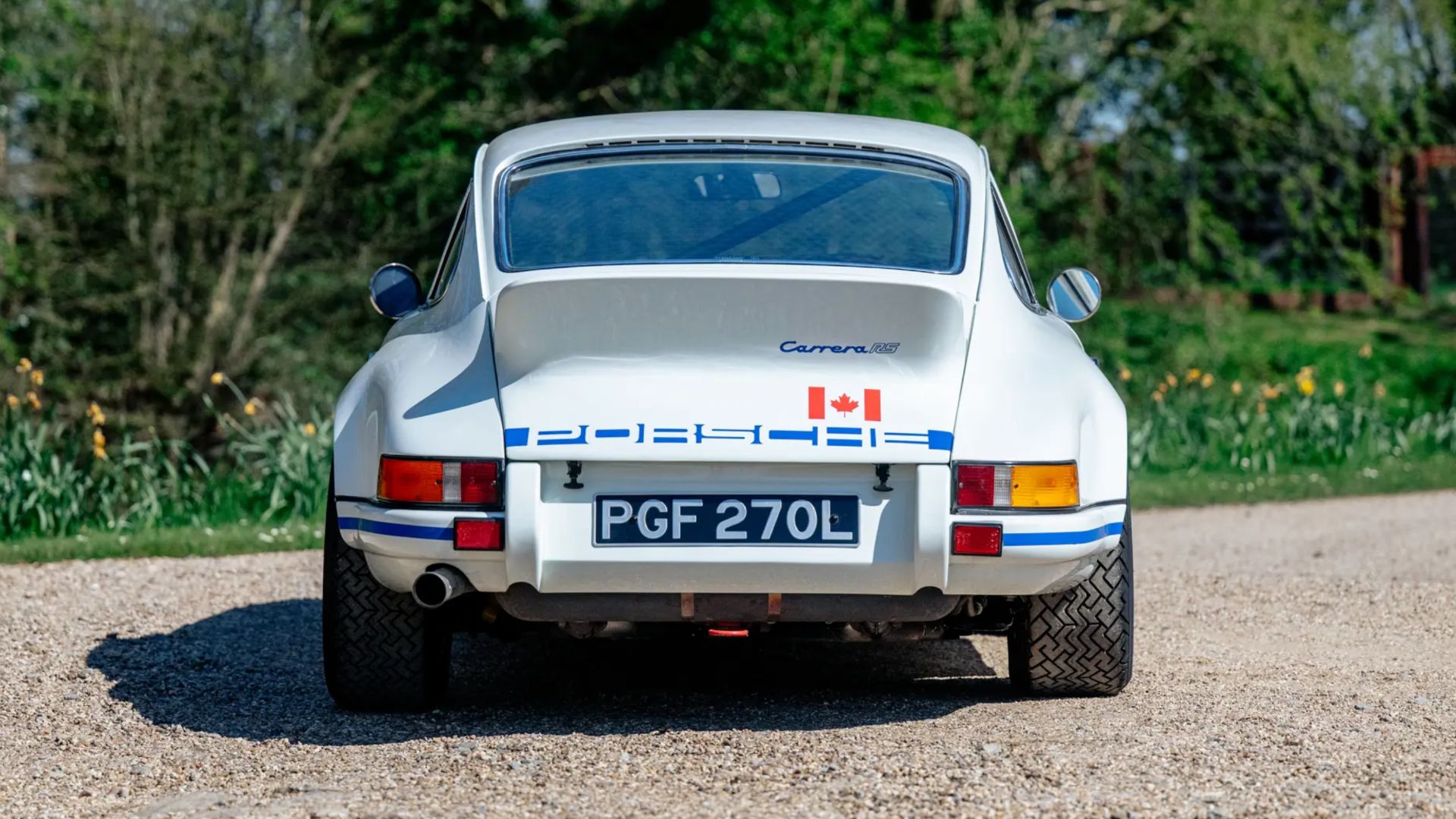 Historic Right-Hand Drive Porsche 911 Carrera RS 2.7 Lightweight to ...