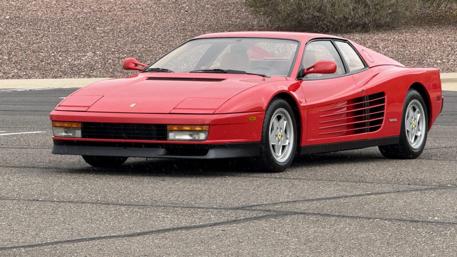 Low-Mileage 1991 Ferrari Testarossa Offered on Bring a Trailer with ...