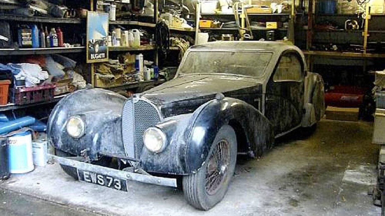 The $4 Million Barn Find Bugatti Hidden in a Garage for 50 Years ...