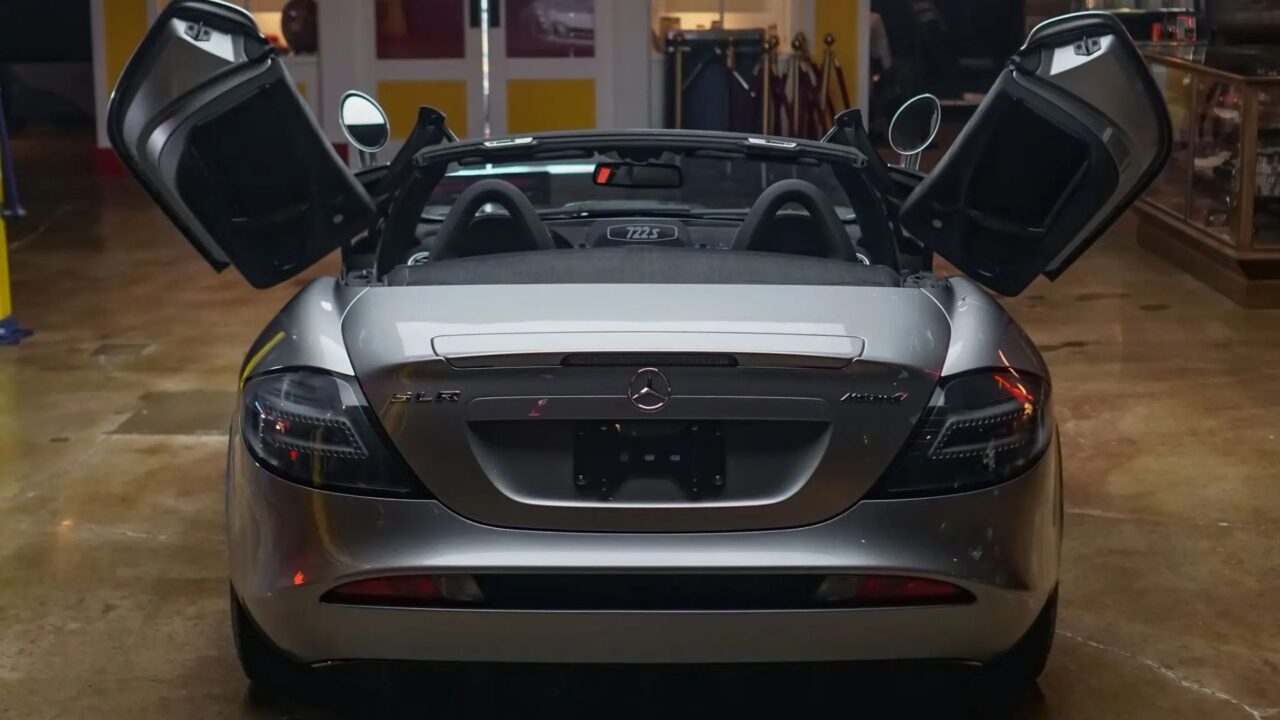 Rare 2009 Mercedes-Benz SLR McLaren 722S Roadster With Under 1,500 ...
