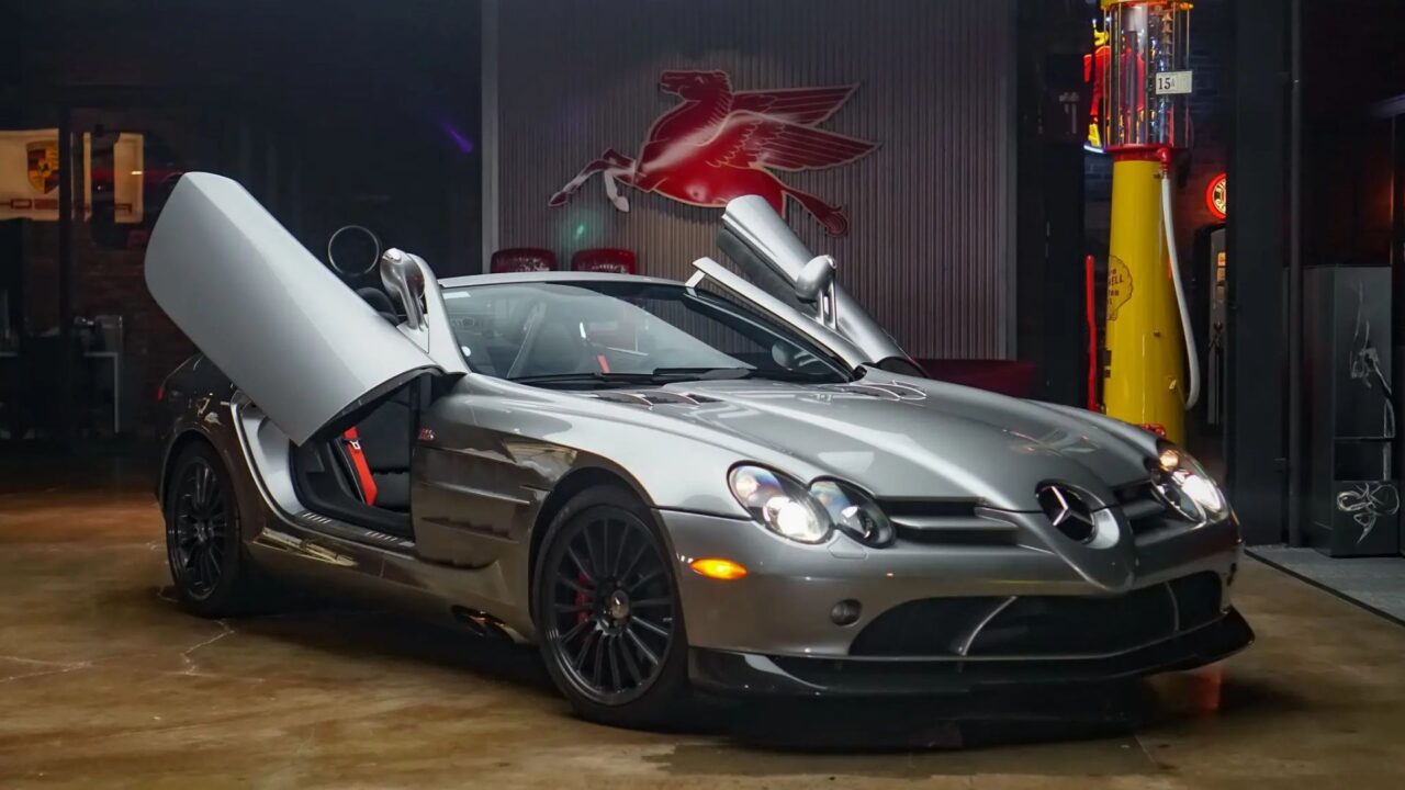 Rare 2009 Mercedes-Benz SLR McLaren 722S Roadster With Under 1,500 ...