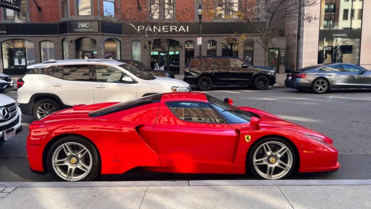 Ferrari Enzo Turns Heads on Boston Street With Unexpected Bumper ...