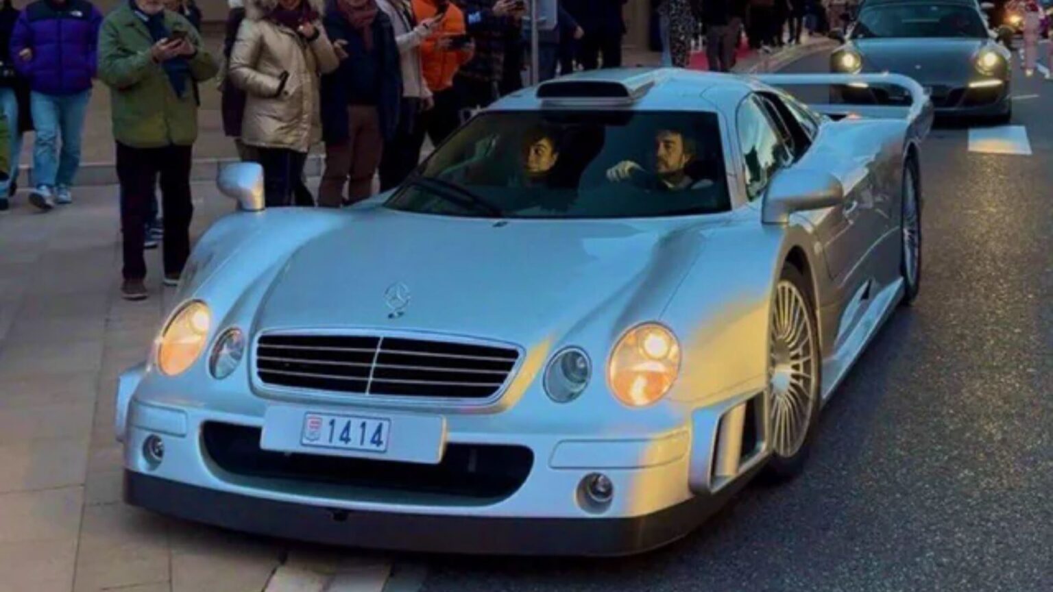 Fernando Alonso Seen Driving Rare Mercedes CLK GTR Through Monaco ...