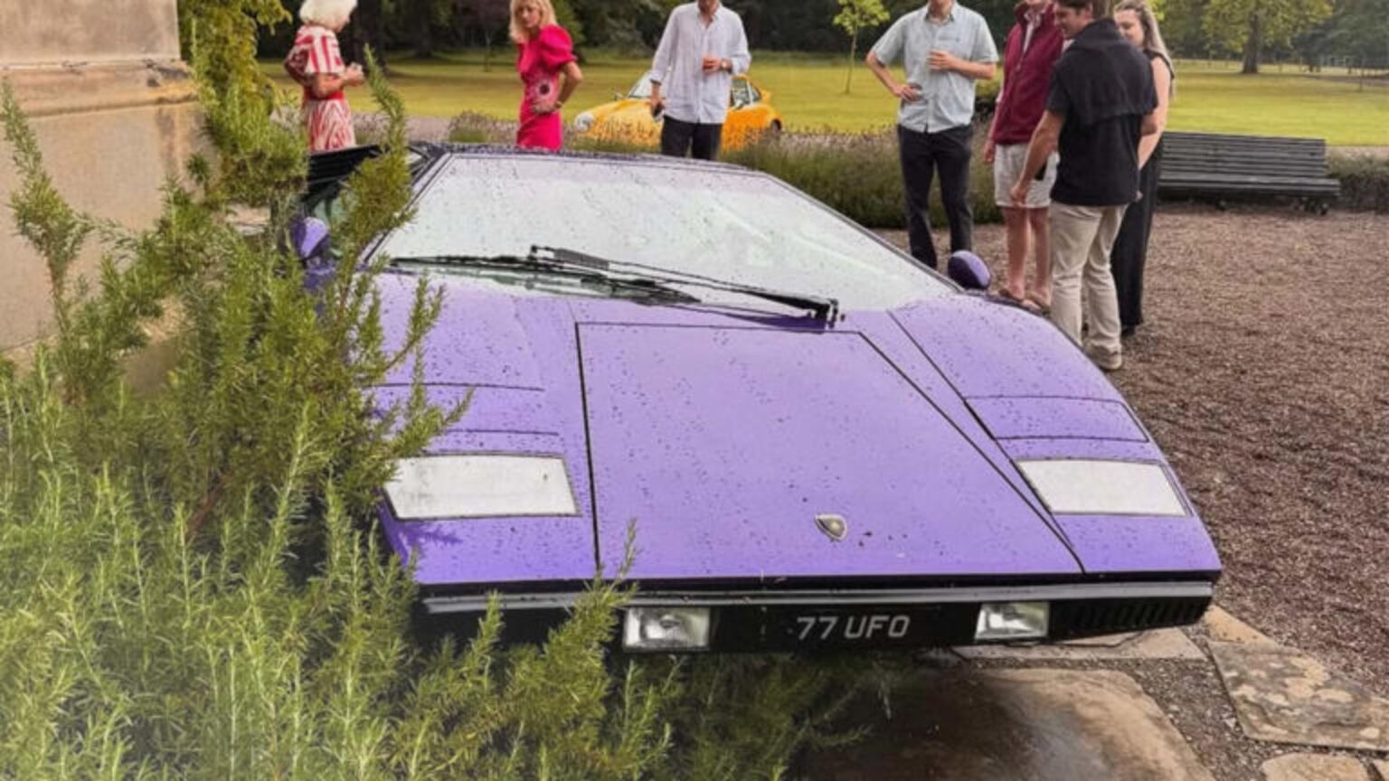 Lamborghini Countach Rolls Unattended Into Scottish Estate Overnight ...