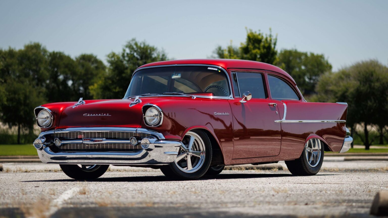 Win This 620-HP 1957 Chevrolet Bel Air Restomod - Modern Car Collector